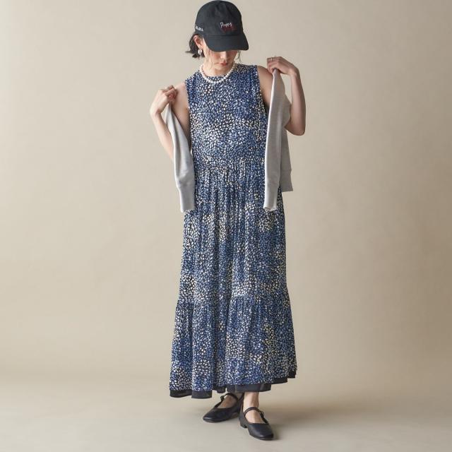 シップス（SHIPS）/SHIPS NINE CASE:プリント ワンピース