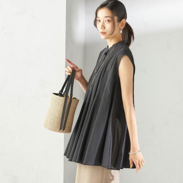 シップス（SHIPS）/〈手洗い可能〉ボリューム フレア フレンチスリーブ ブラウス