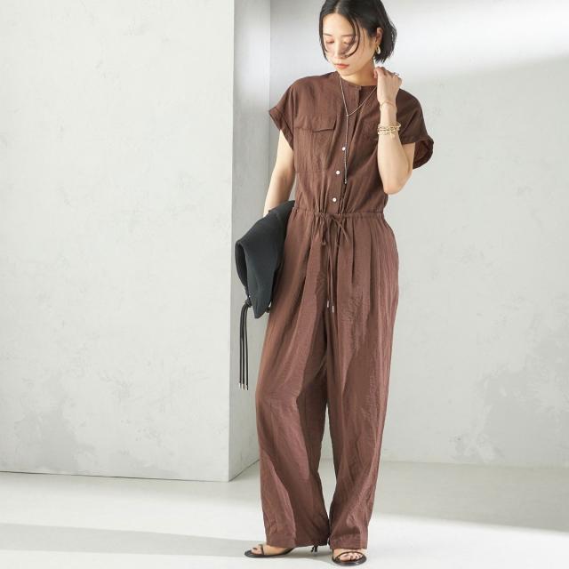 シップス（SHIPS）/〈手洗い可能〉ダブル ポケット ミリタリー オールインワン