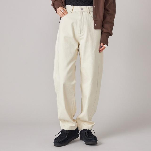 シップス（SHIPS）/SHIPS NINE CASE:〈洗濯機可能〉バレル レッグ パンツ