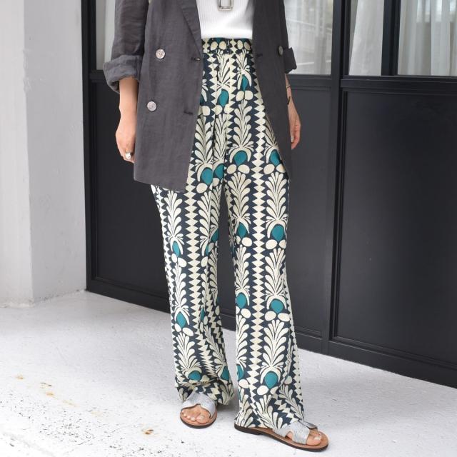 シップス（SHIPS）/CIENNA:〈手洗い可能〉プリント イージー パンツ