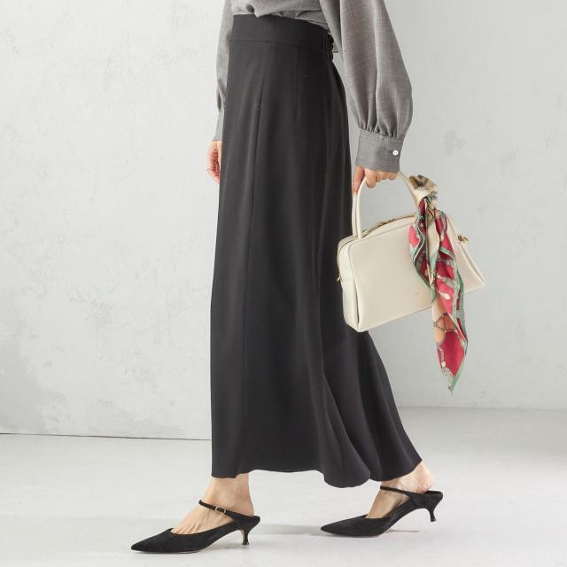 シップス（SHIPS）/〈手洗い可能〉アセテート混 バックサテン マーメイド スカート