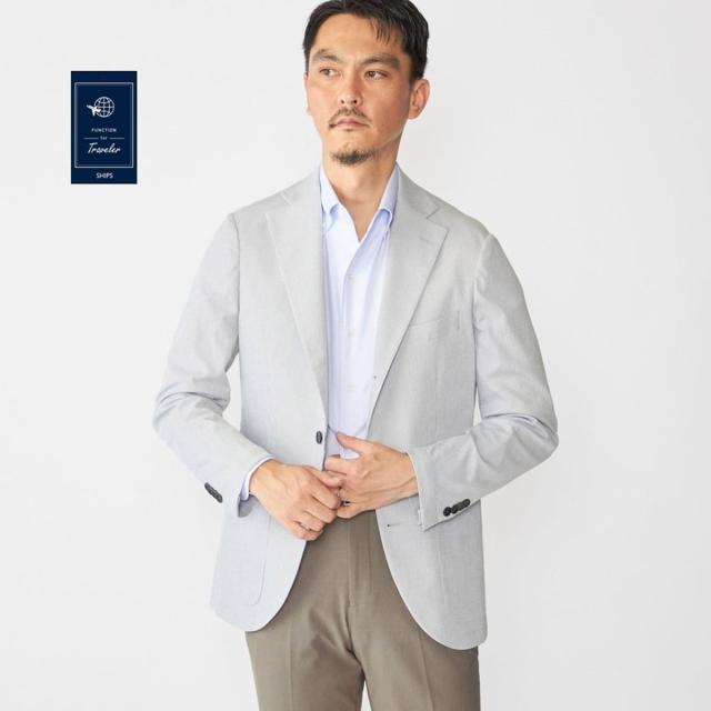 シップス（SHIPS）/SHIPS:〈FUNCTION〉COOLMAX(R) シアサッカー シャツ ジャケット