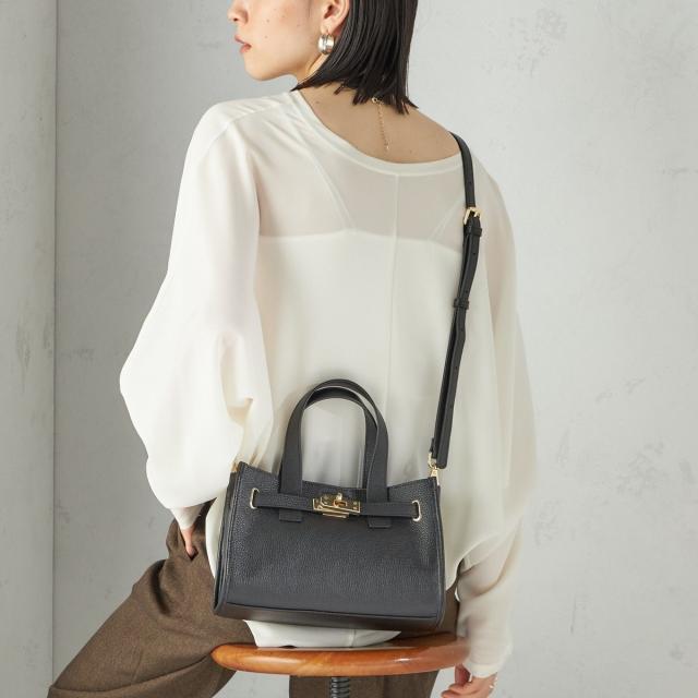 シップス（SHIPS）/ベルト デザイン レザー バッグ