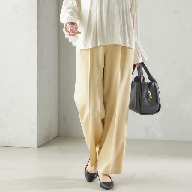 シップス（SHIPS）/〈手洗い可能〉ツイル ストレート パンツ（52）（セットアップ対応）