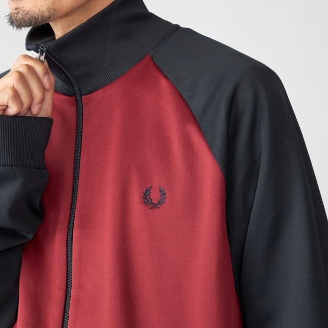 シップス（SHIPS）/FRED PERRY: コントラスト スリーブ トラック ジャケット