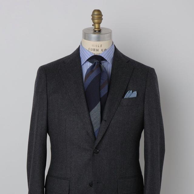 シップス（SHIPS）/SHIPS: シルク デラヴェ ワイド ストライプ ネクタイ