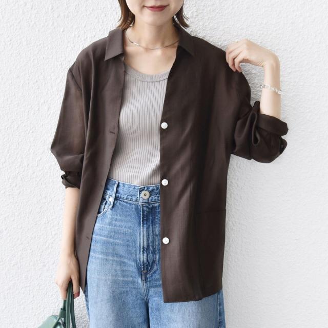 シップス（SHIPS）/〈手洗い可能〉シアー ジャケット 羽織