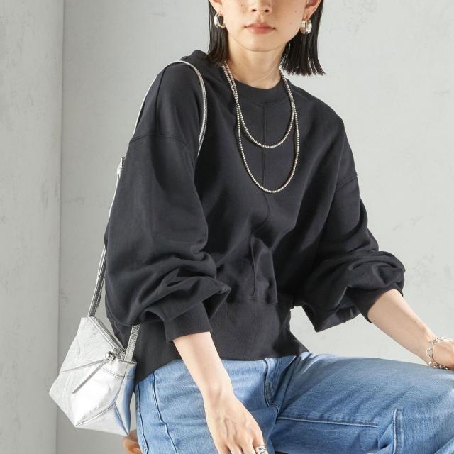 シップス（SHIPS）/ミニ 裏毛 ラウンド ヘム プルオーバー