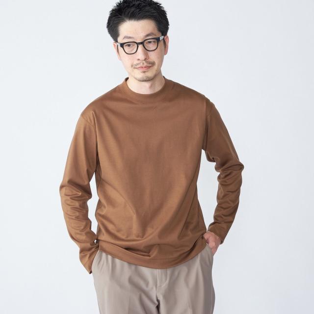 シップス（SHIPS）/SHIPS: ハイゲージ クルーネック ロングスリーブ Tシャツ