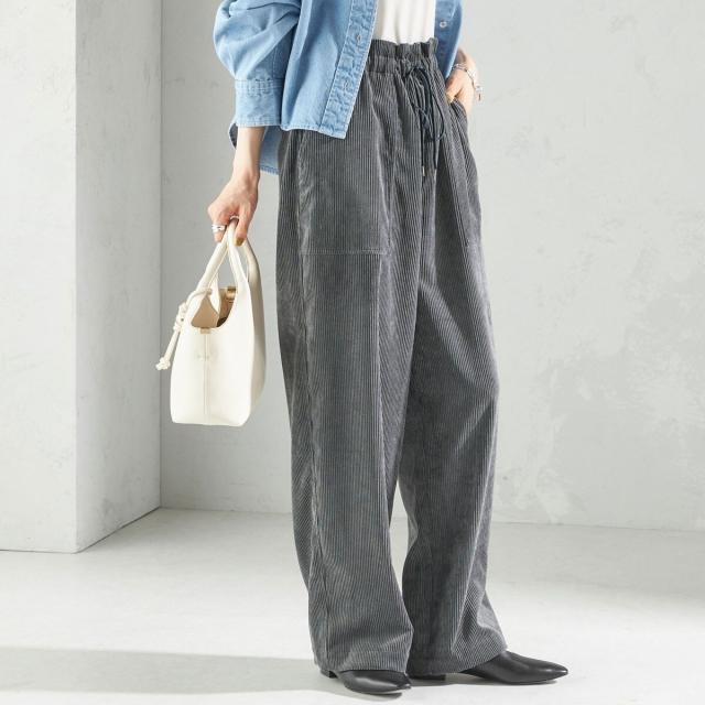 シップス（SHIPS）/〈洗濯機可能〉TUMUGITO(R) コーデュロイ ドロスト パンツ