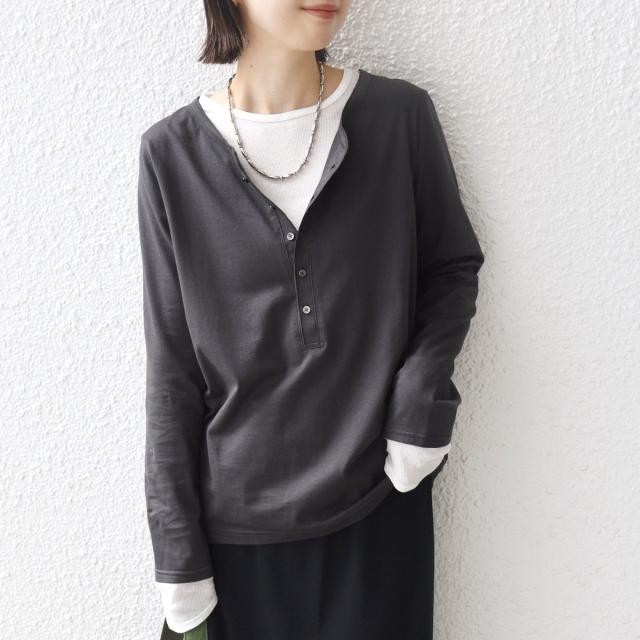 シップス（SHIPS）/レイヤード ライク ヘンリーネック プルオーバー