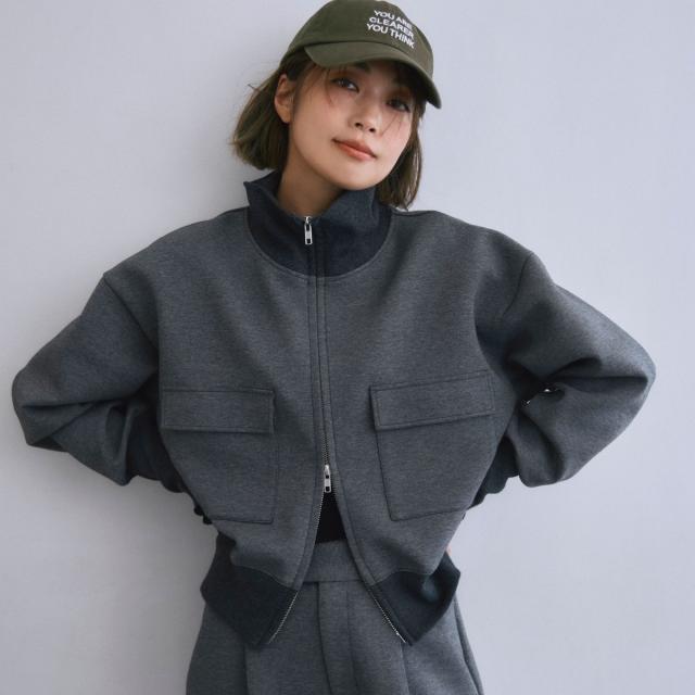 シップス（SHIPS）/《一部追加予約》s．oyamadaコラボ:〈手洗い可能〉コットン エア ダンボール ブルゾン