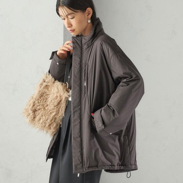 シップス（SHIPS）/〈手洗い可能〉IMBOTEX 中綿 ミディ ジャケット