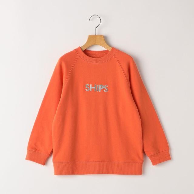 シップス（SHIPS）/SHIPS KIDS:140〜160cm / 刺繍 ロゴ ラグラン スウェット