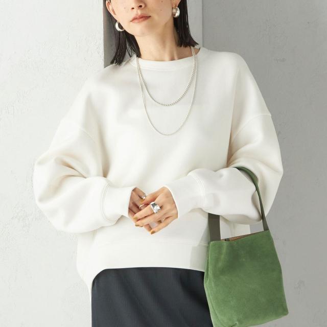 シップス（SHIPS）/〈手洗い可能〉ラメ ダンボール カットソー