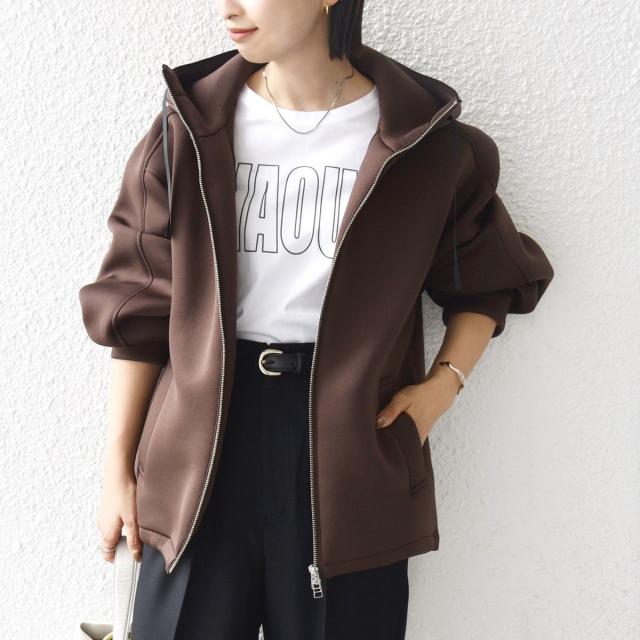 シップス（SHIPS）/【WEB限定】〈手洗い可能〉ダンボール ダブルジップ フーディー 3