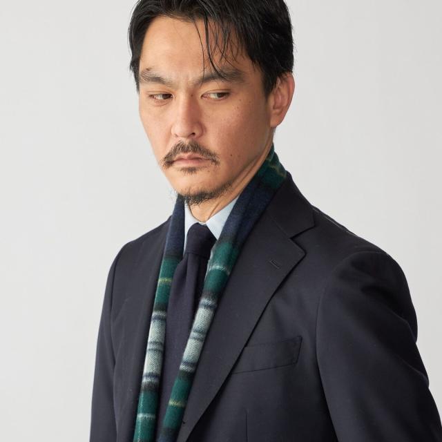 シップス（SHIPS）/SHIPS: カシミヤ チェック マフラー