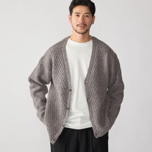 シップス（SHIPS）/【WEB限定】SHIPS: 〈手洗い可能〉シャギー レイヤード カーディガン