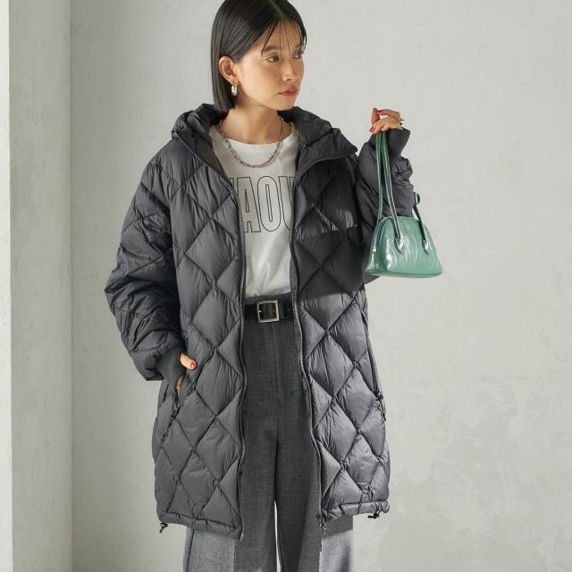 シップス（SHIPS）/《一部追加予約》【SHIPS別注】Wai+ × TAION:〈手洗い可能〉ミディ ダウン コート