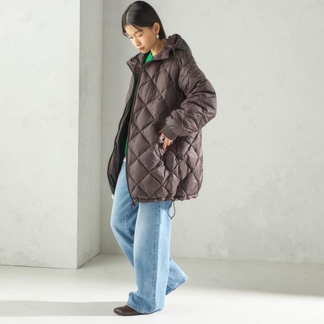 シップス（SHIPS）/《一部追加予約》【SHIPS別注】Wai+ × TAION:〈手洗い可能〉ミディ ダウン コート