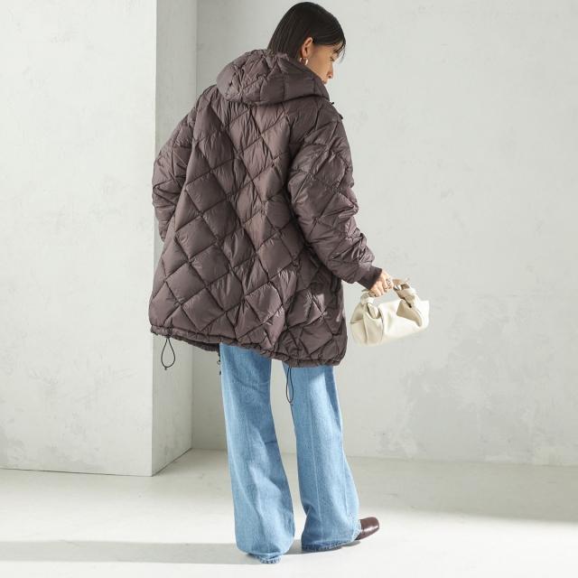 シップス（SHIPS）/《一部追加予約》【SHIPS別注】Wai+ × TAION:〈手洗い可能〉ミディ ダウン コート