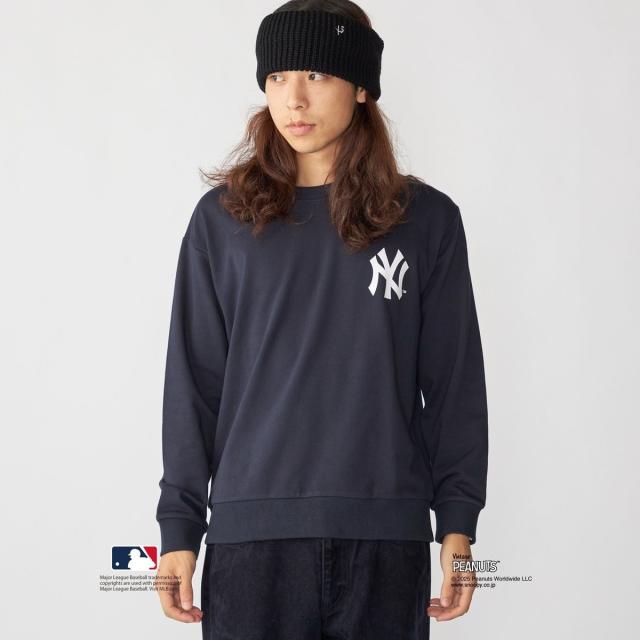 シップス（SHIPS）/【WEB限定】SHIPS: VINTAGE PEANUTS×MLB プリント クルーネック スウェッ