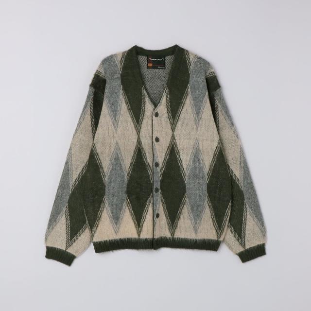 シップス（SHIPS）/TOWNCRAFT: SHAGGY VINTAGE PATTERN V CARDIGAN