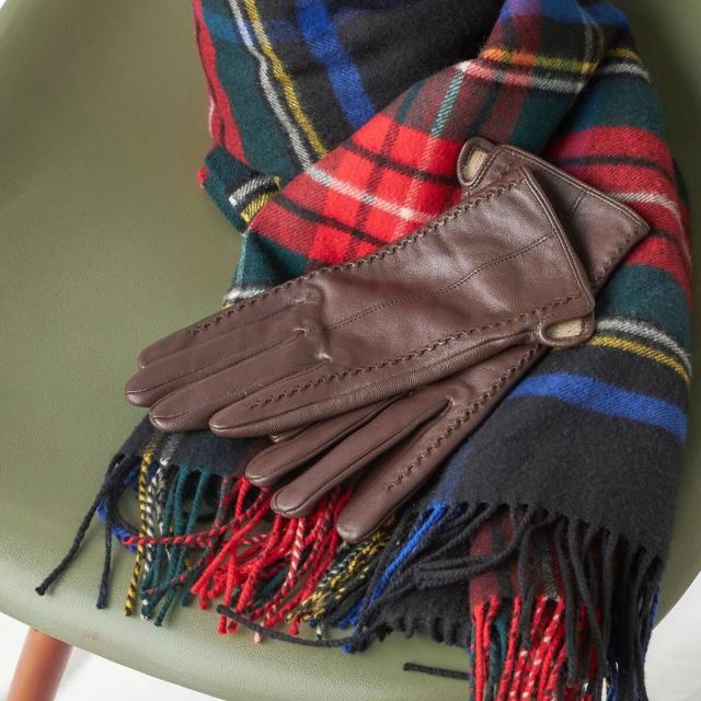 シップス（SHIPS）/カシミヤ ライニング レザー グローブ