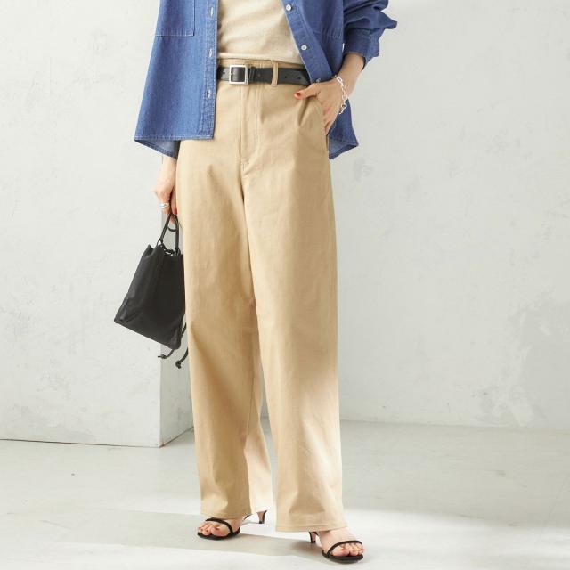 シップス（SHIPS）/《予約》〈洗濯機可能〉ストレッチ チノ 硫化染め パンツ