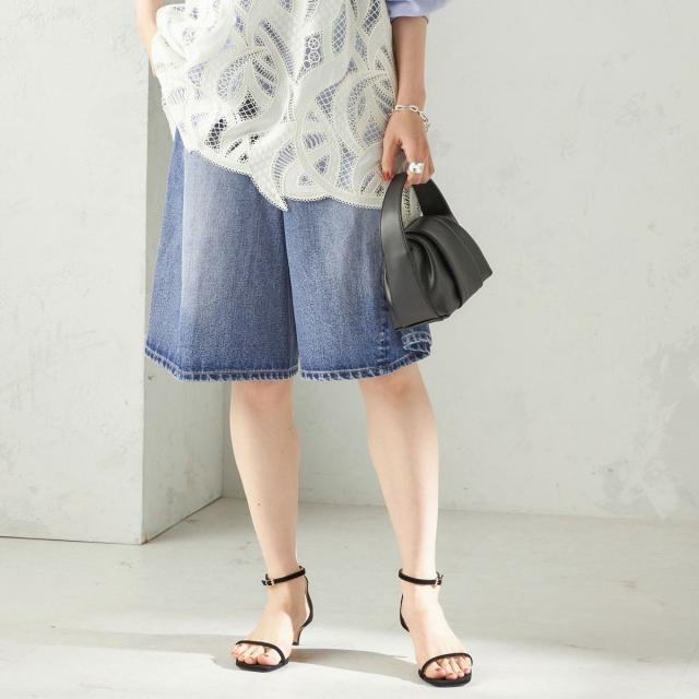 シップス（SHIPS）/《予約》【SHIPS別注】BIT BLUE:バミューダ ショーツ