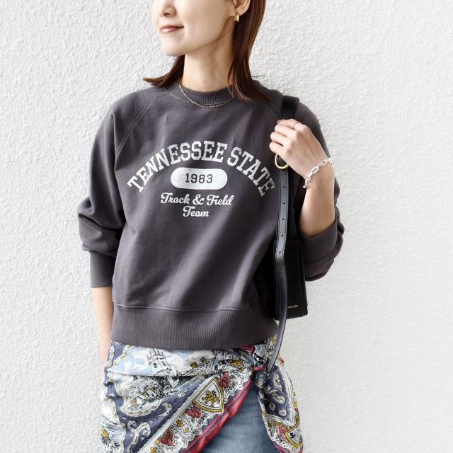 シップス（SHIPS）/《予約》【SHIPS別注】TENNESSEE:〈洗濯機可能〉ロゴ スウェット