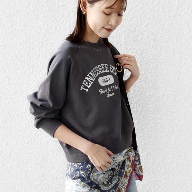 シップス（SHIPS）/《予約》【SHIPS別注】TENNESSEE:〈洗濯機可能〉ロゴ スウェット