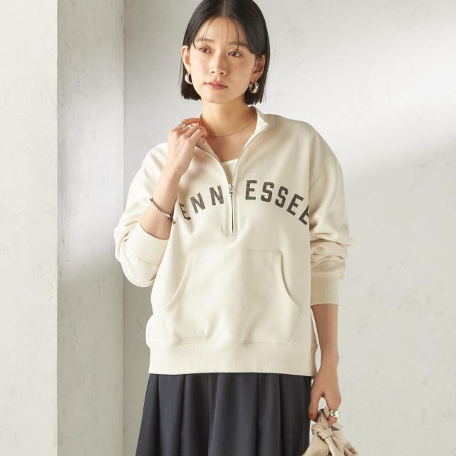 シップス（SHIPS）/《予約》【SHIPS別注】TENNESSEE:〈洗濯機可能〉ハーフ ジップ スウェット