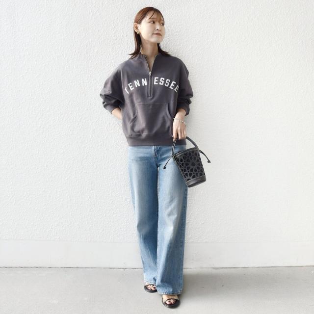 シップス（SHIPS）/《予約》【SHIPS別注】TENNESSEE:〈洗濯機可能〉ハーフ ジップ スウェット