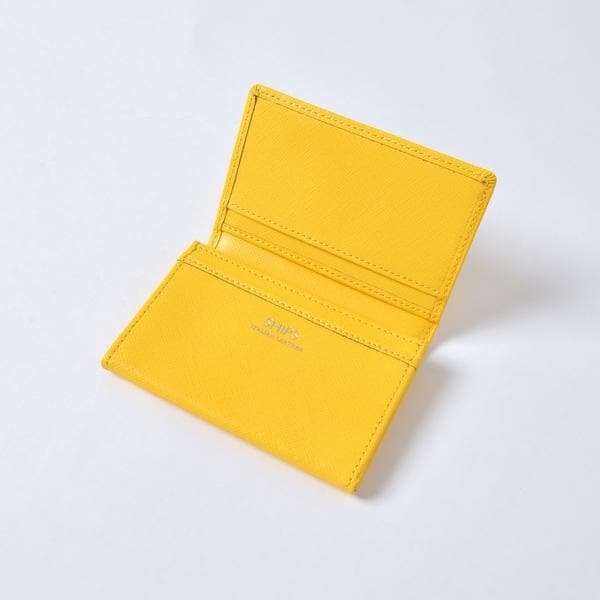シップス（SHIPS）/SHIPS:【SAFFIANO LEATHER】イタリアンレザー  カードケース （名刺入れ）