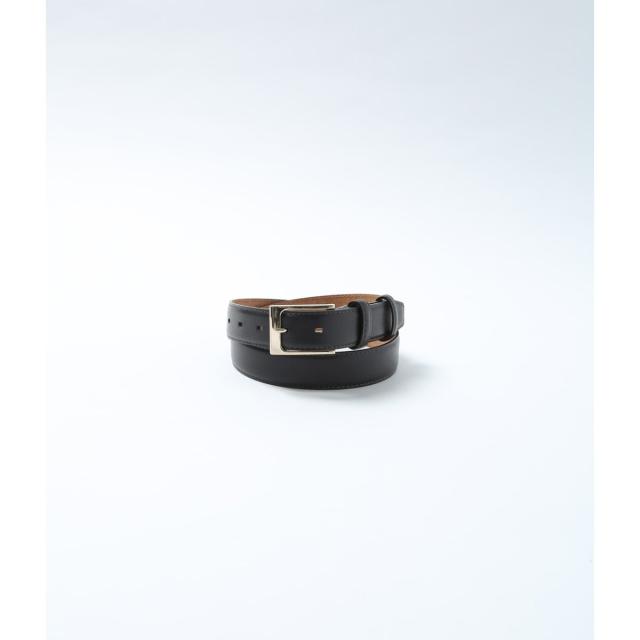 アダムエロペ/Slim size refined leather belt Sustainable