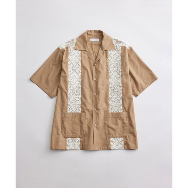 アダムエロペ（ADAM ET ROPE’）/グァジャベーラ レース ショートスリーブ シャツ / セットアップ対応 / ユニセックス