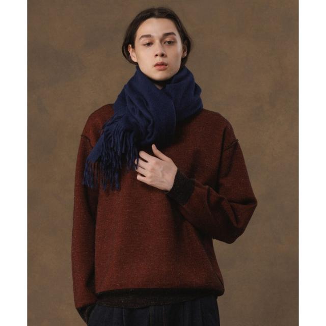 アダムエロペ（ADAM ET ROPE’）/《リバーシブル》リネンミックス ニット プルオーバー / ロングシーズン着用可能 / ユニセックス