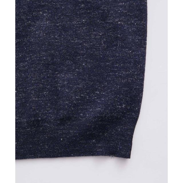 アダムエロペ（ADAM ET ROPE’）/《リバーシブル》リネンミックス ニット プルオーバー / ロングシーズン着用可能 / ユニセックス