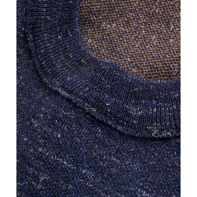 アダムエロペ（ADAM ET ROPE’）/《リバーシブル》リネンミックス ニット プルオーバー / ロングシーズン着用可能 / ユニセックス