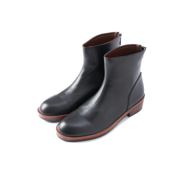 アダムエロペ（ADAM ET ROPE’）/バックジップ ブーツ / リアルレザー