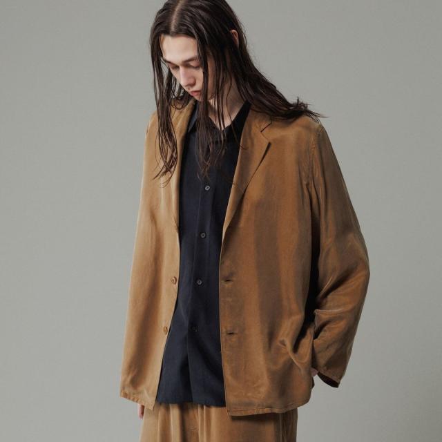 アダムエロペ（ADAM ET ROPE’）/キュプラビスコース シャツジャケット / セットアップ対応