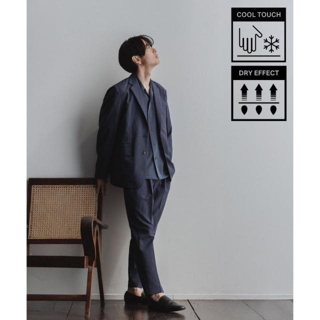 アダムエロペ（ADAM ET ROPE’）/【RIRANCHA】サマーセットアップ / テーラードジャケット & スラックス / イージーケア