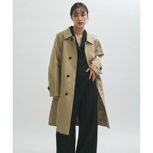 アダムエロペ（ADAM ET ROPE’）/【サステナブル】コットンダブルクロスバルマカーンコート