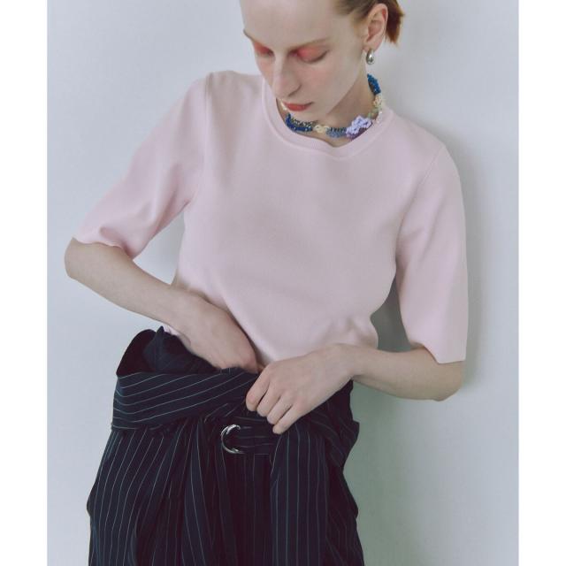 アダムエロペ（ADAM ET ROPE’）/【サステナブル】クールタッチニットTシャツ