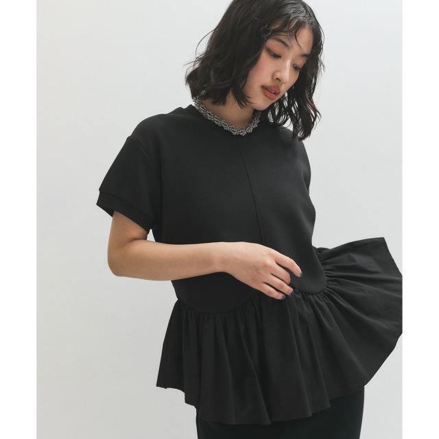 アダムエロペ（ADAM ET ROPE’）/ペプラムスウェット