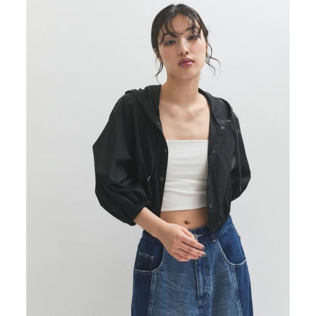 アダムエロペ（ADAM ET ROPE’）/【サステナブル】・【撥水】リップストップフーディブルゾン