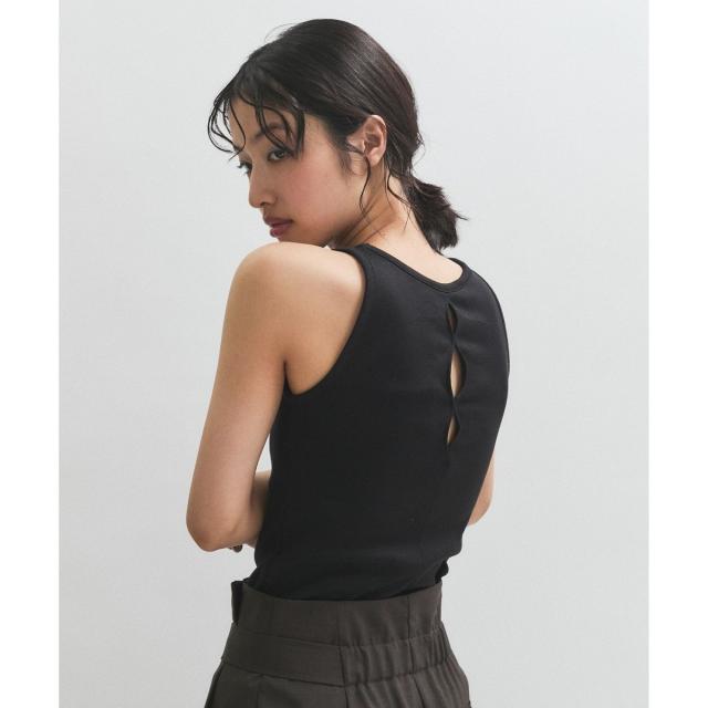 アダムエロペ（ADAM ET ROPE’）/カップインサークルカットアメスリタンクトップ