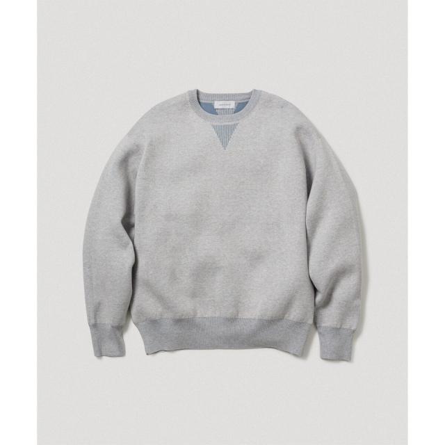 アダムエロペ（ADAM ET ROPE’）/杢スウェット ニット プルオーバー